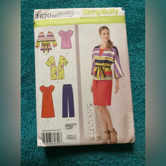 Other | Ladies Plus Size Simplicity 162 Uncut Sewing Pattern Outfit ...